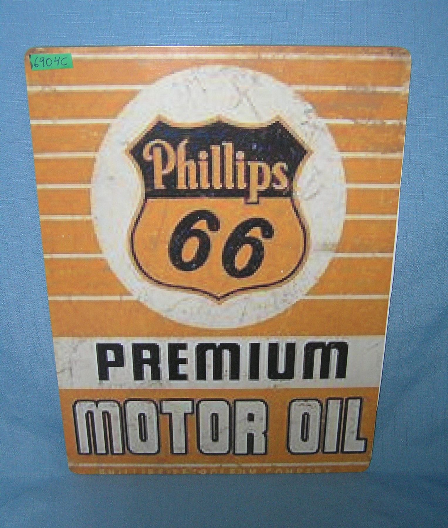 Phillips 66 Premium Motor Oil retro style advertising sign
