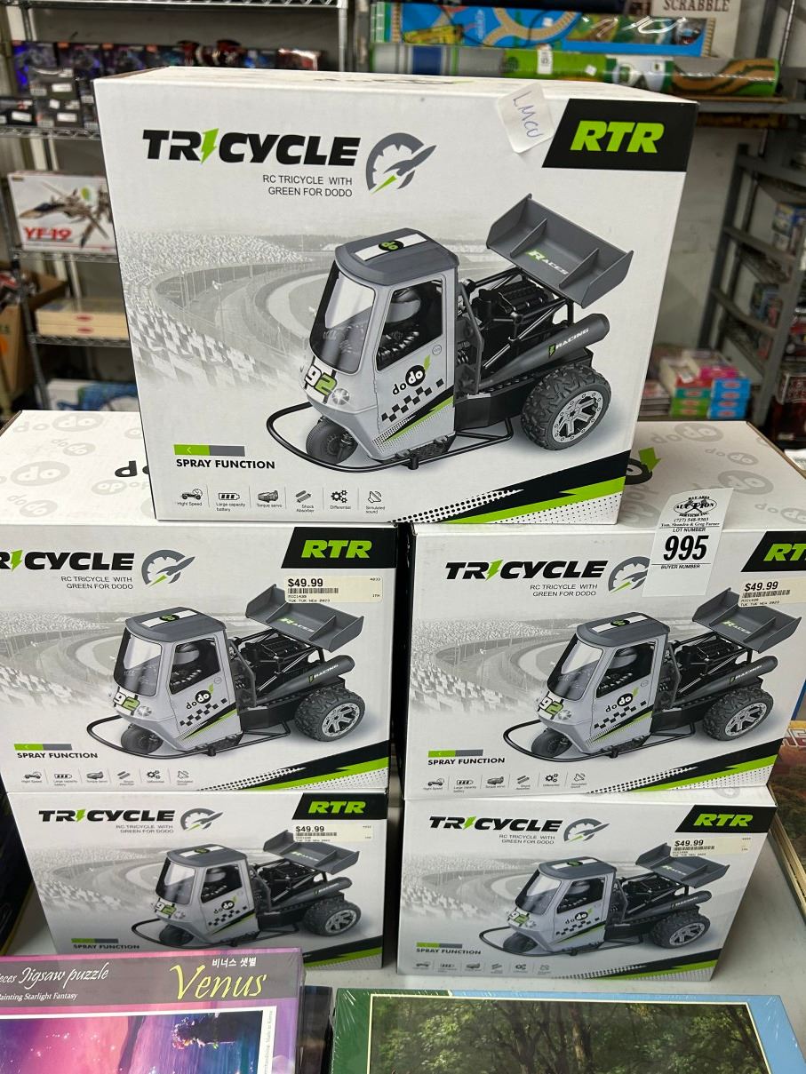 5-ATR Tri Cycle RC Toy - 5 X