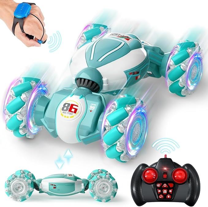 1 Storm Stunt Gesture R/C Stunt Car with Lights & Music - Roll/Flip R/C ...