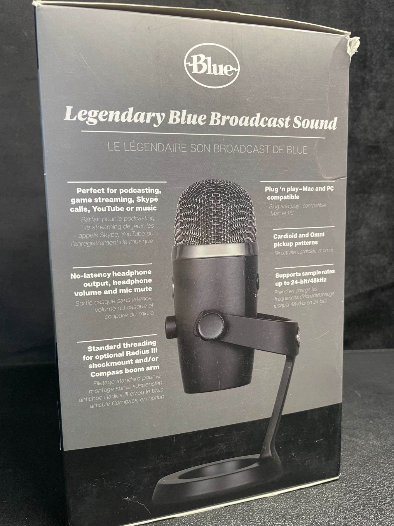 1 Blue YETI Nano Premium USB Mic for Creators; Great for Recording ...