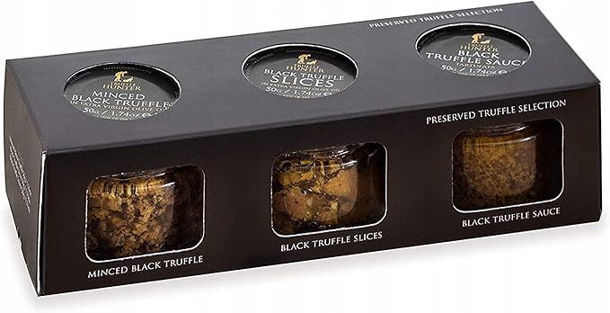 TruffleHunter Preserved Black Truffle Selection Set - Minced Truffle ...
