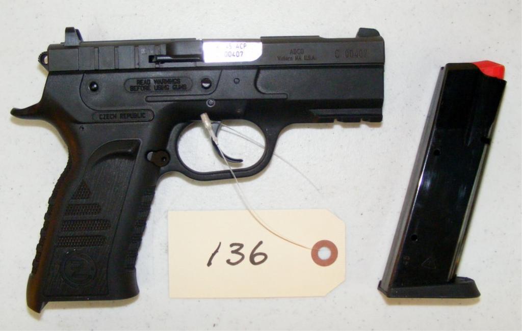 CZ TT45 SEMI-AUTOMATIC PISTOL