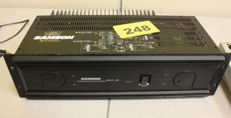 Samson Studio Amplifier Servo-550