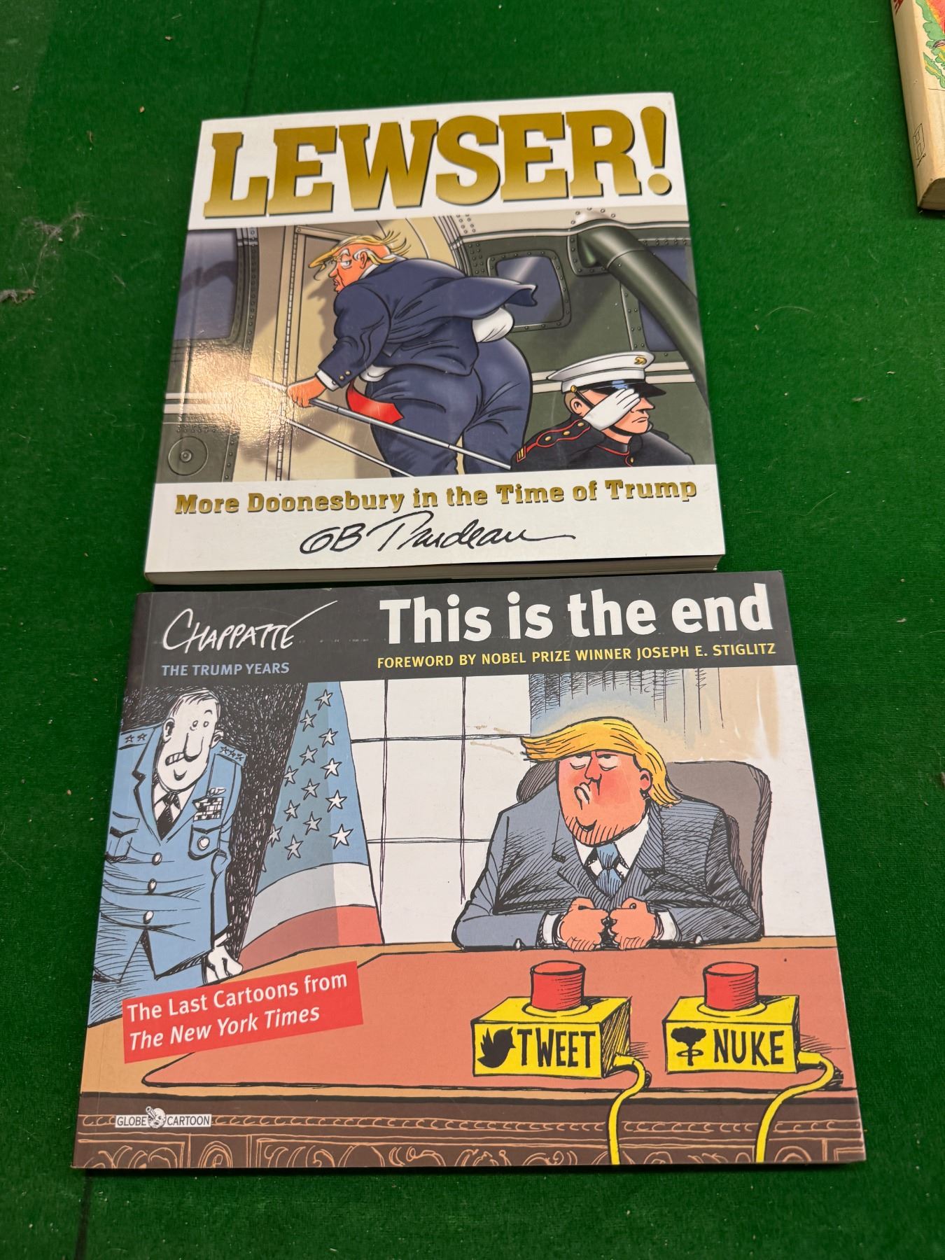 Trump cartoon books