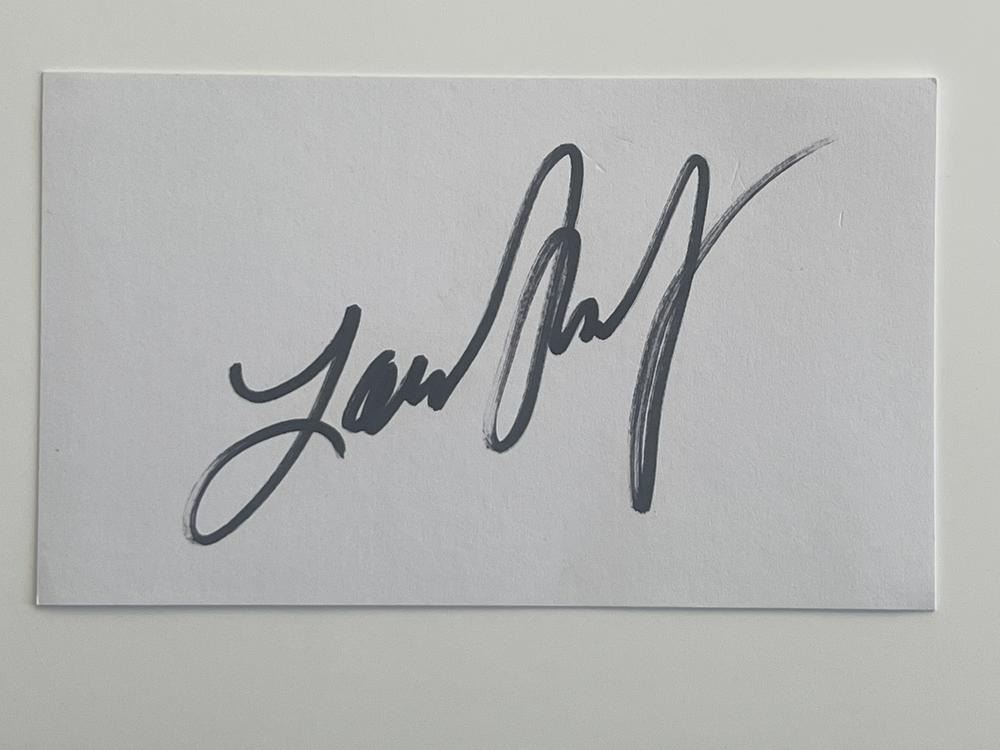 Lane Brody original signature