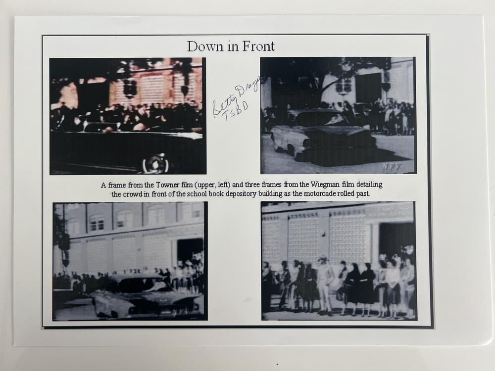JFK Assassination Betty Dragoo Young signed photo