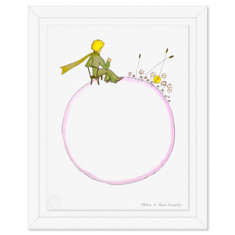 The Little Prince And The Sunset by Antoine de Saint-Exupery (1900-1944)