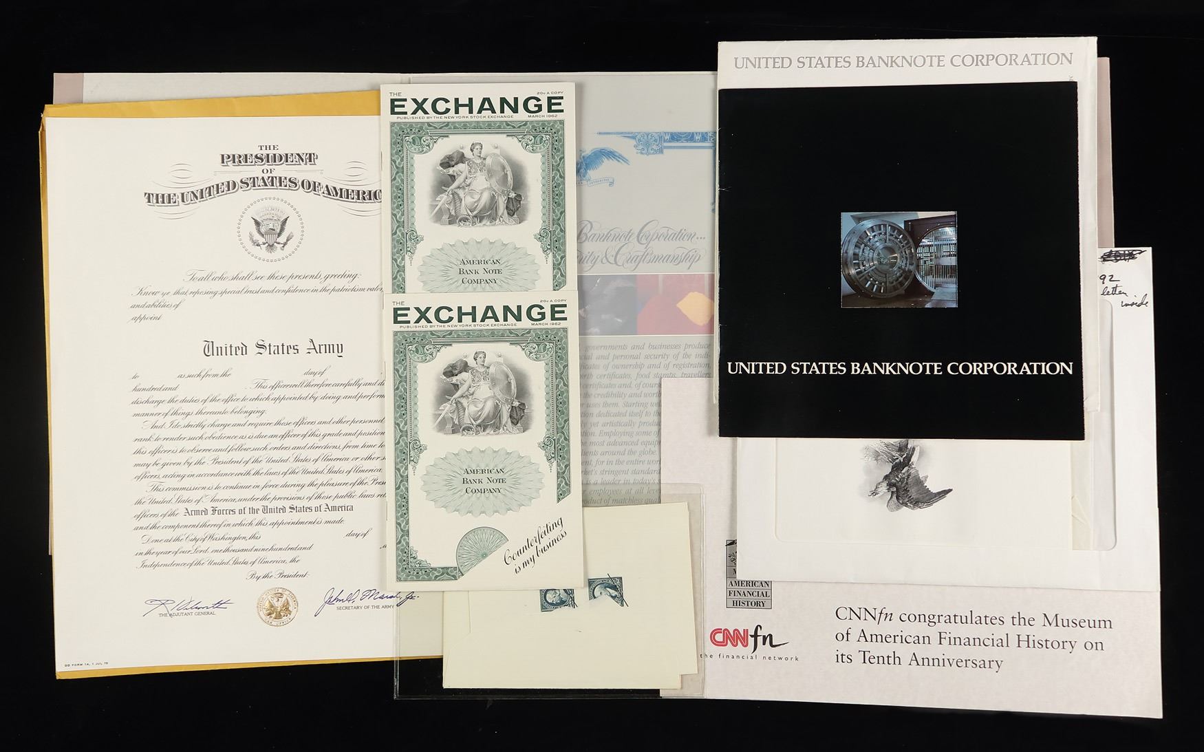Security Printer Proof Vignettes, Counterfeit Detector Booklets, and U ...