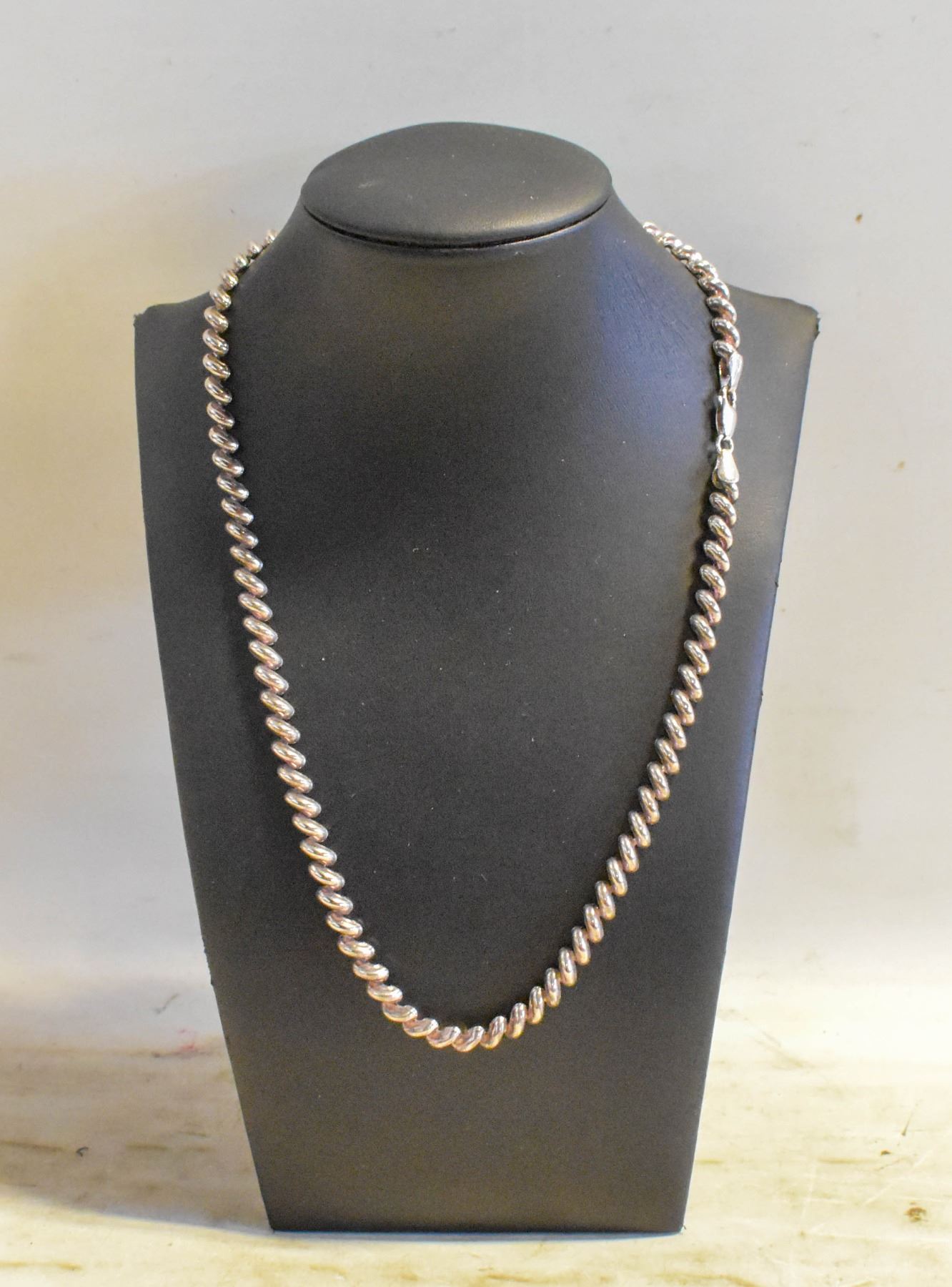 925 ITALY SAN MARCO LINK CHAIN NECKLACE