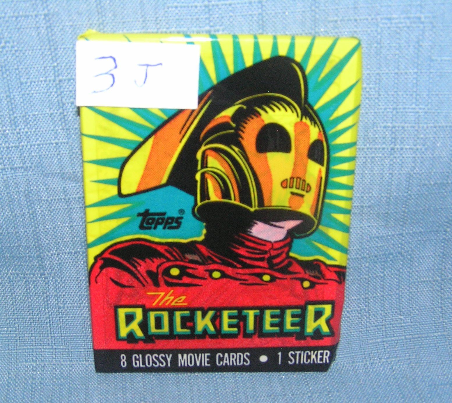 The Rocketeer unopened wax pack of collector cards