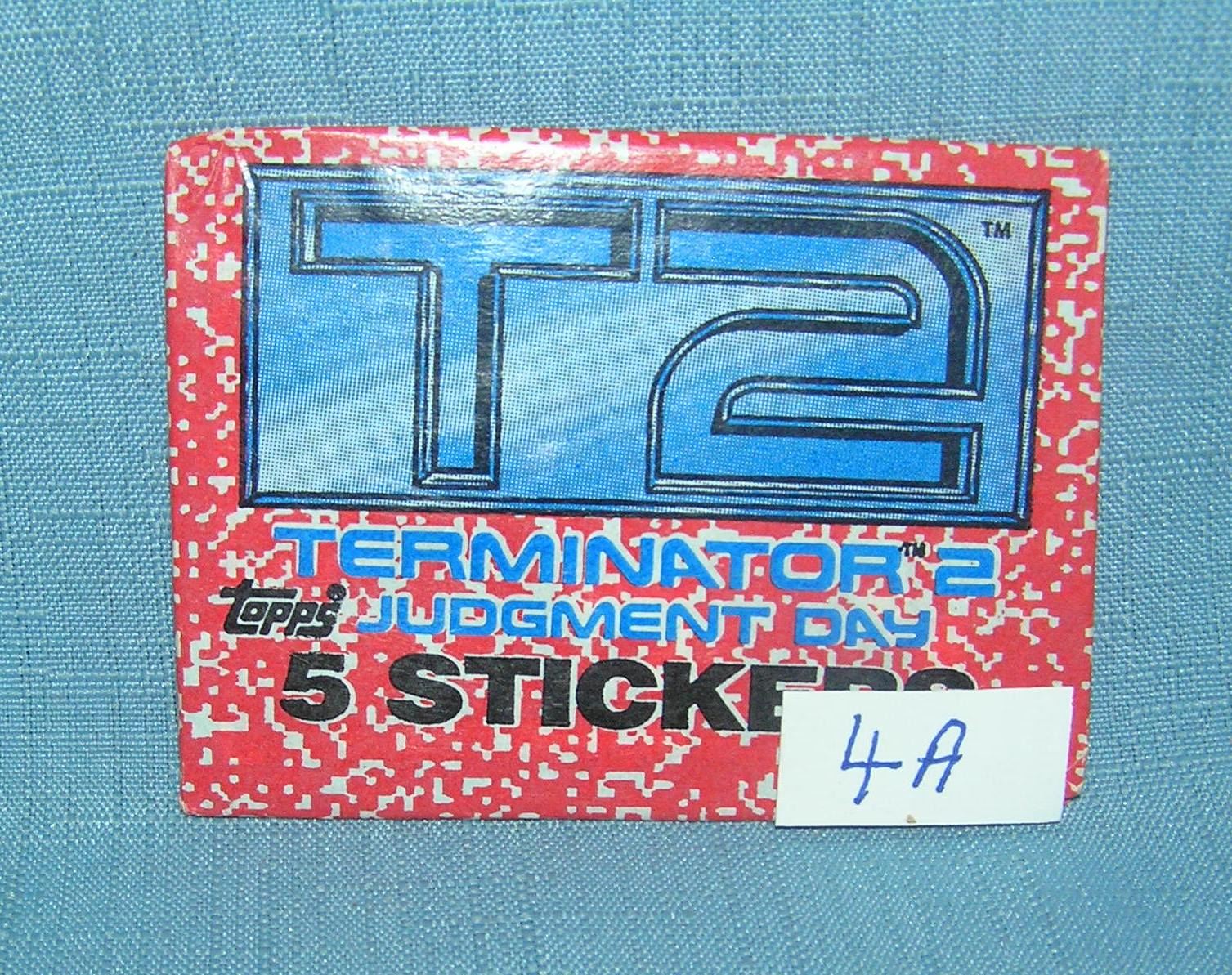Terminator unopened wax pack of collector cards