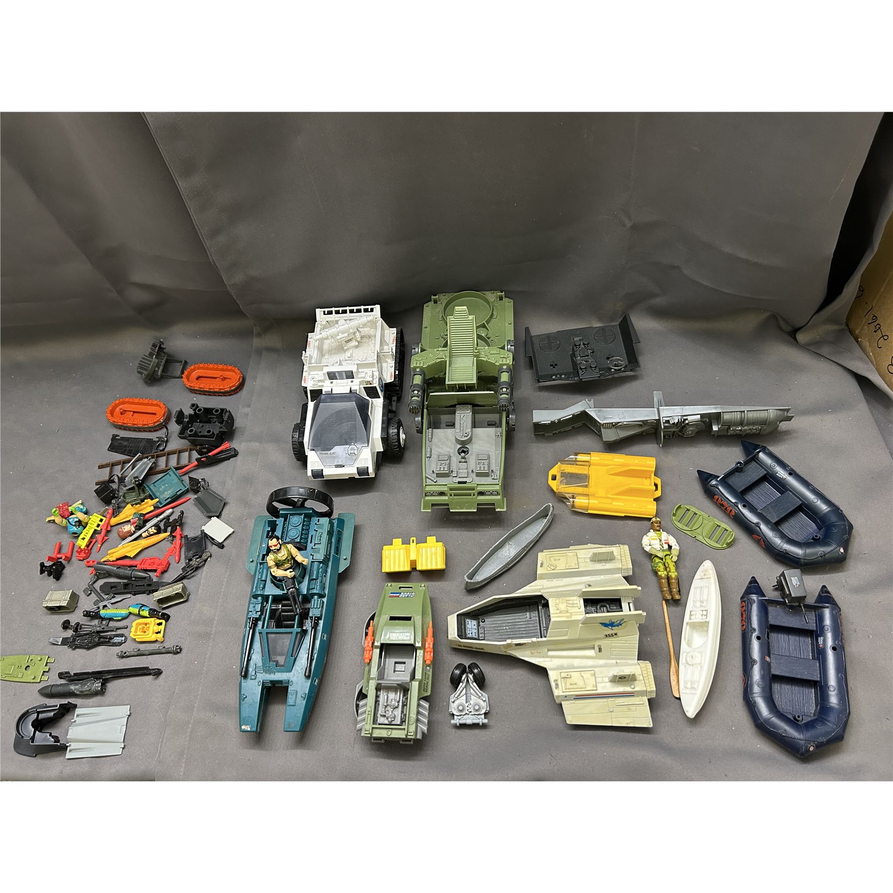 GI JOE lot 1980s Vintage Vehicles, Figures for Parts or Repair H.A.V.O ...