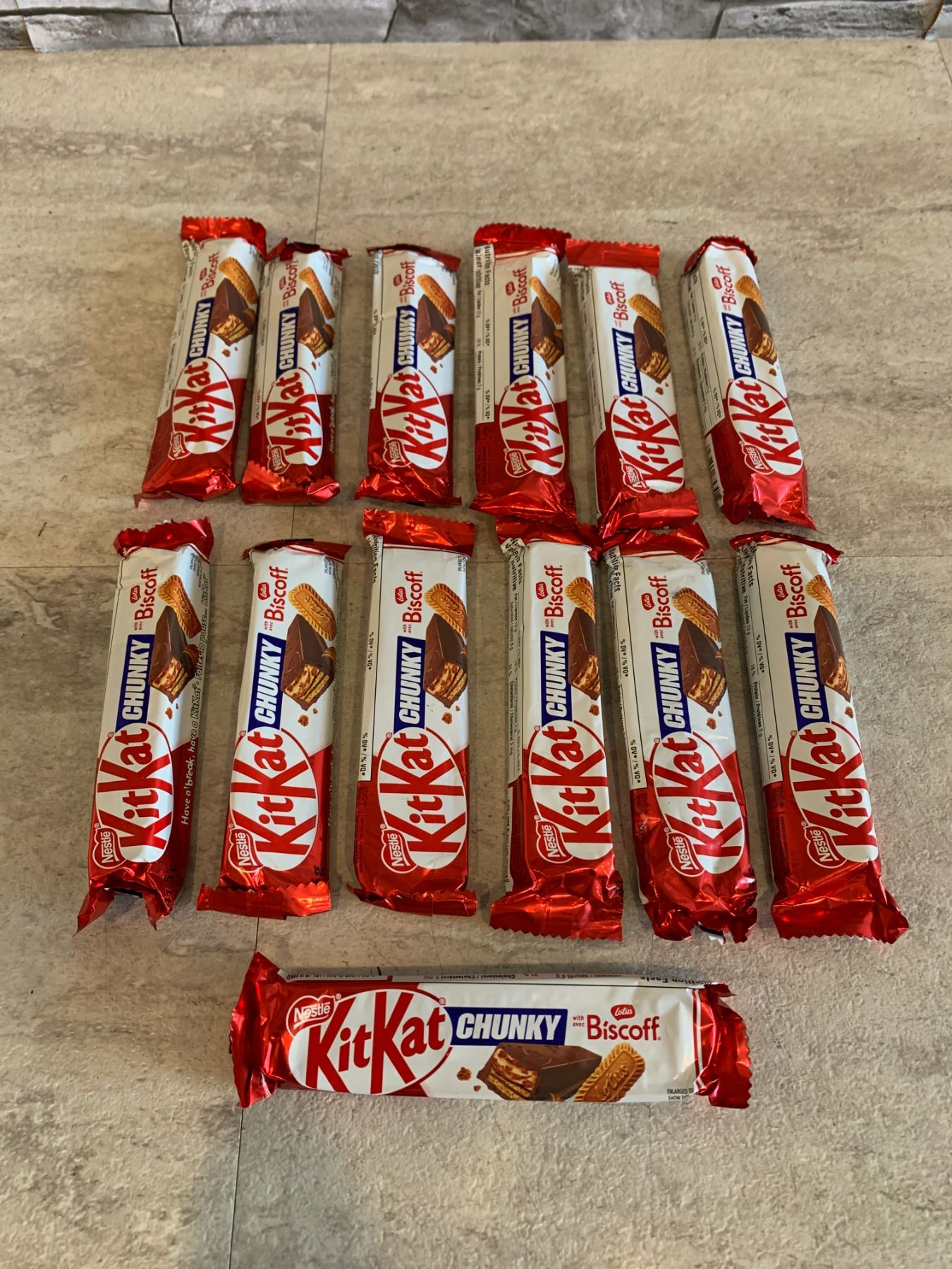 Bag of 13 Kit Kat Chunky Biscoff Chocolate Bars
