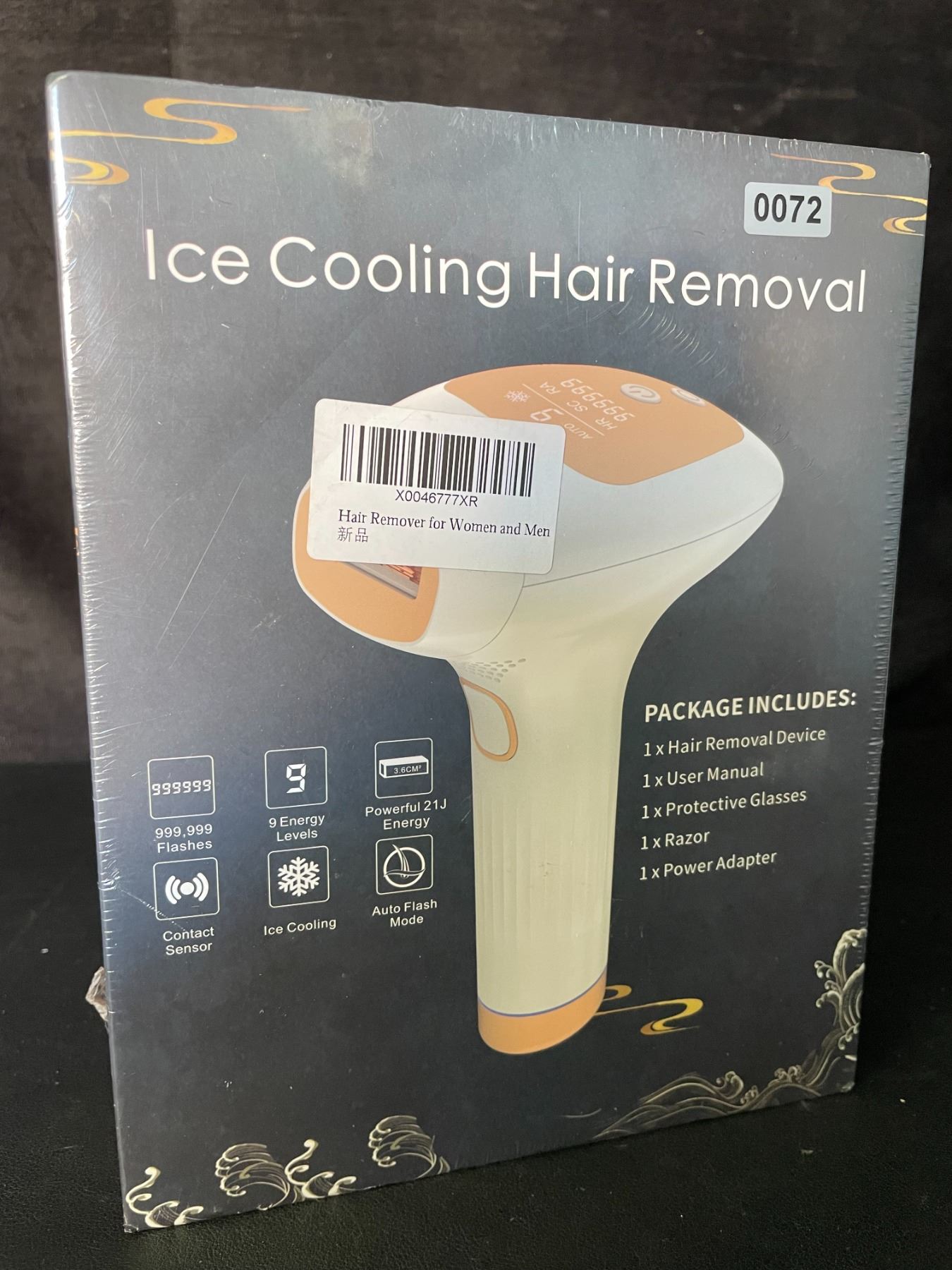 1 Ice-Cooling IPL At-Home Laser Hair Removal Device; 9 Energy Levels ...