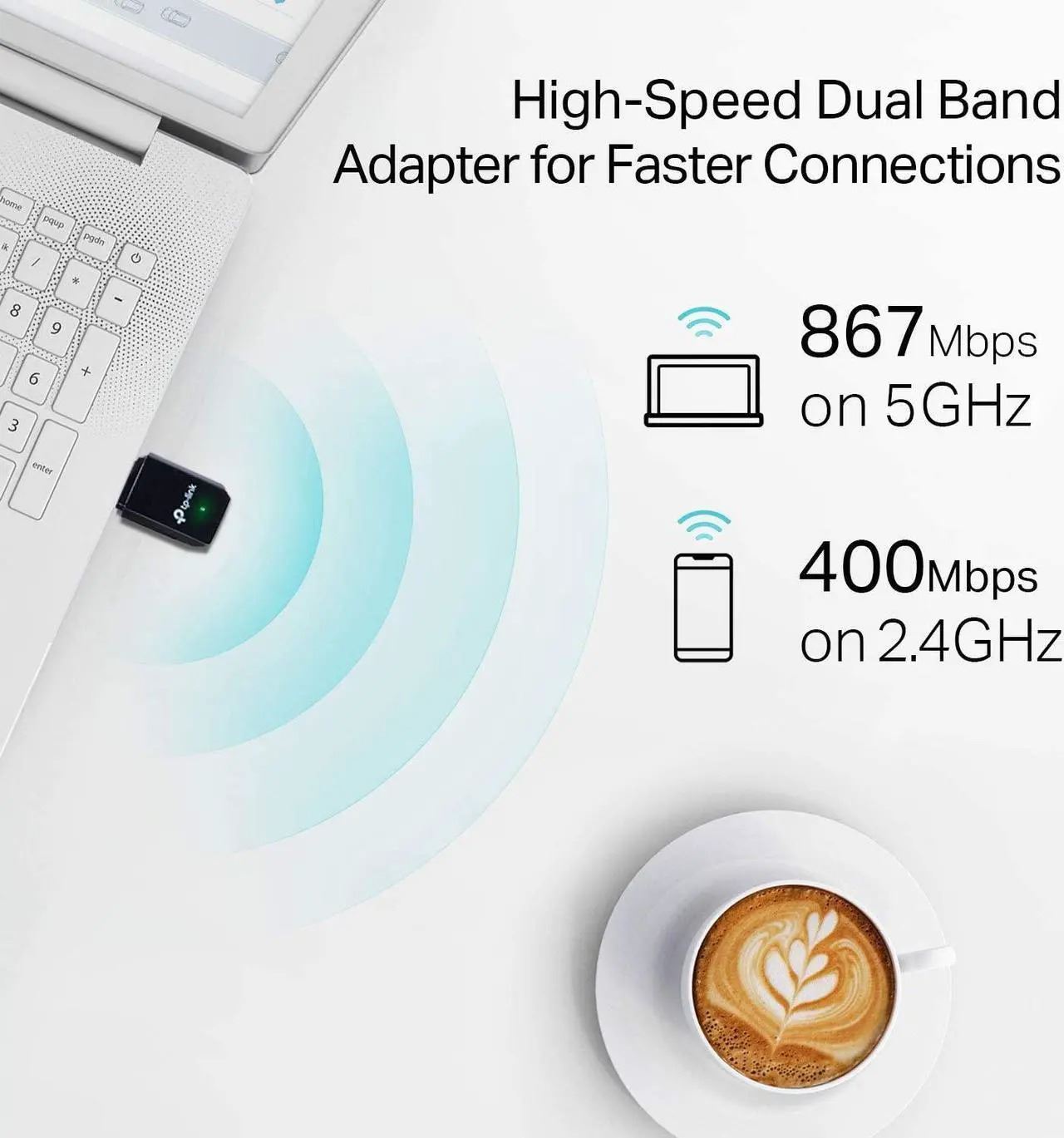Tp-Link Ac13 Mini Wireless Mu-Mimu Usb Adapter - Archer TU