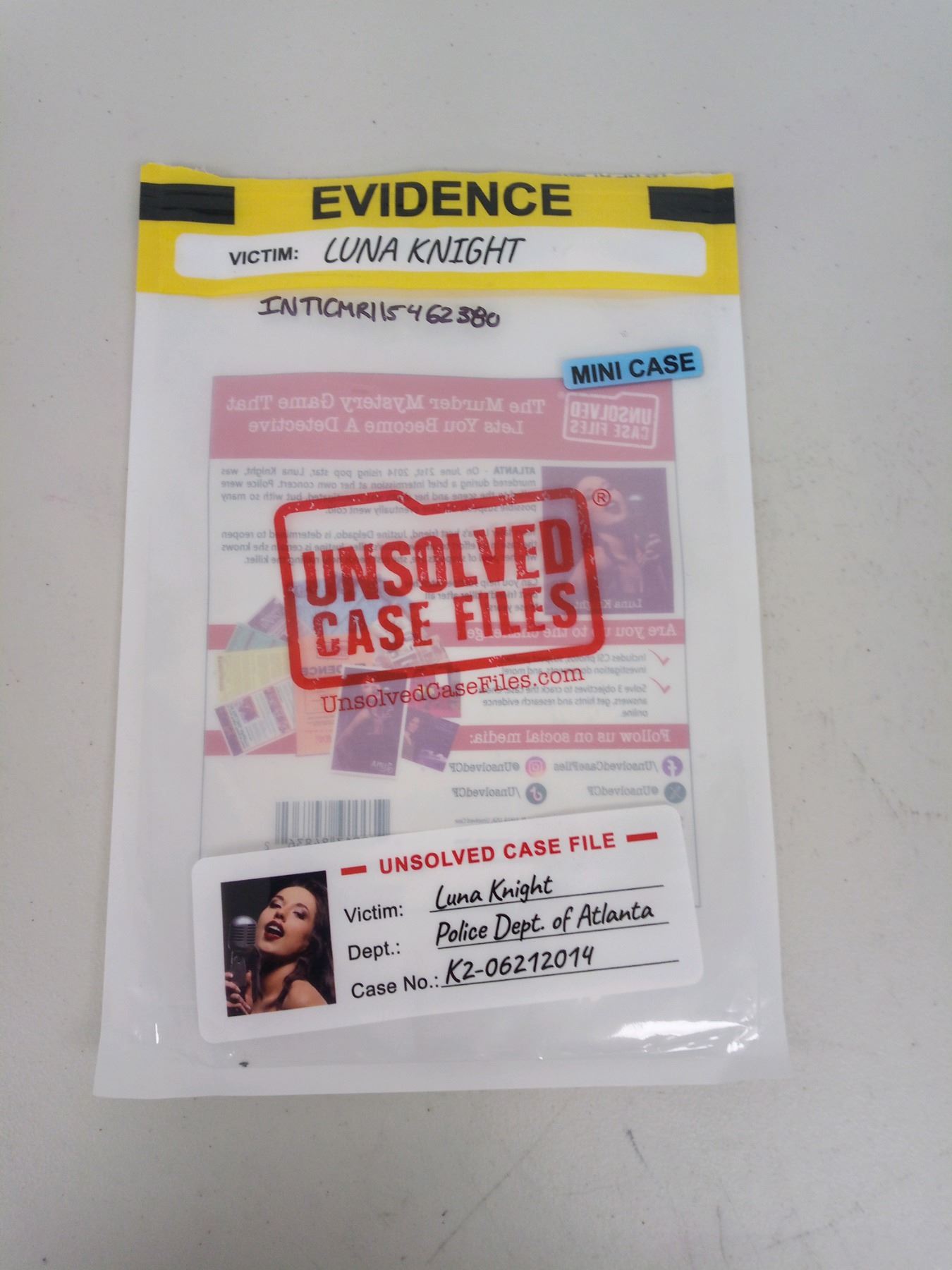 Unsolved Case Files Quick Play Who Murdered Luna Knight Cold Case ...