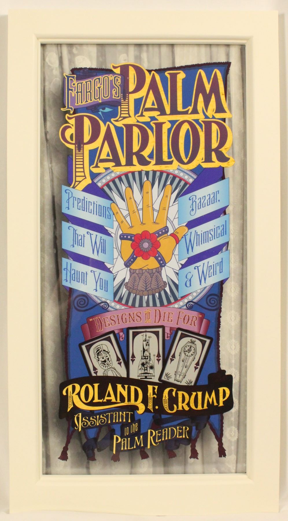 A Replica Roland Fargo "Rolly" Crump Main Street Window.