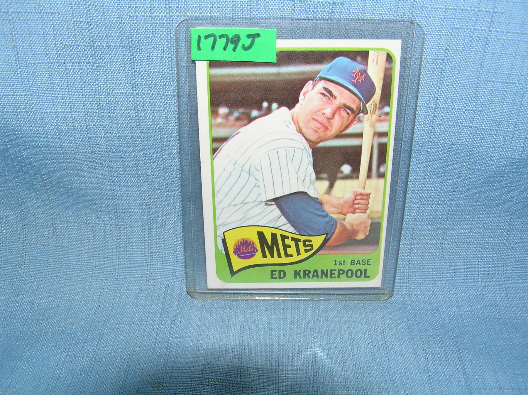 Ed Kranepool 1965 Topps third year baseball card