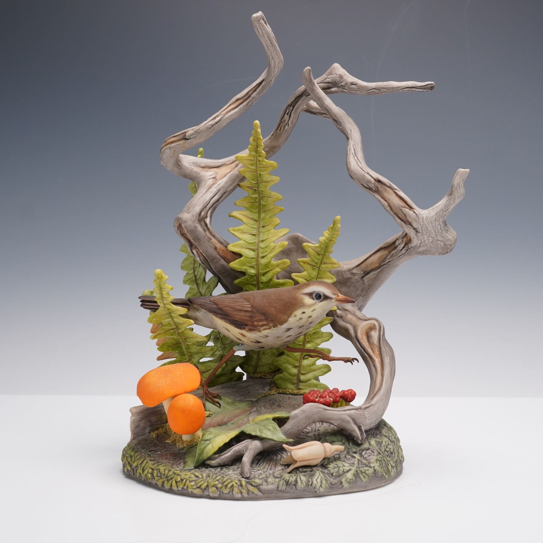 Boehm Porcelain Figurine, Northern Water Thrush 490I