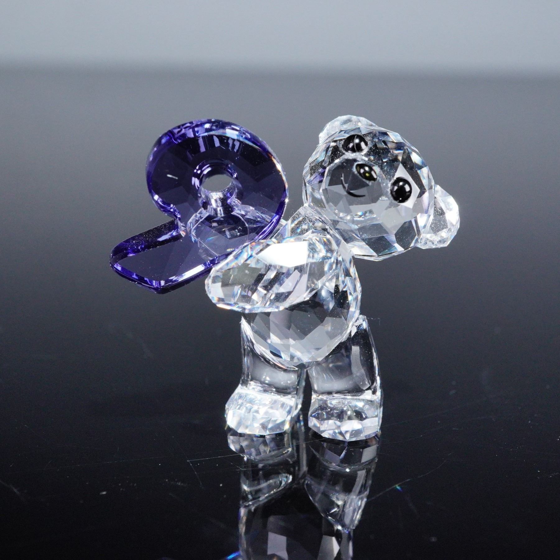 Swarovski Lovlots Crystal Kris Bear Figurine, Number Nine