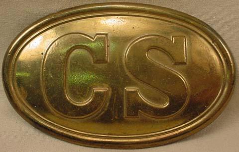 CS CONFEDERATE STATES BELT BUCKLE - Appears newer