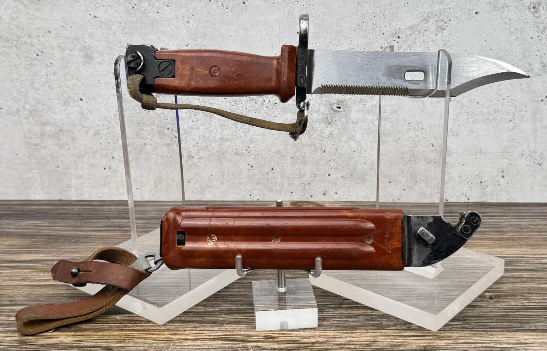 Tula Russian Bakelite AK47 Rifle Bayonet