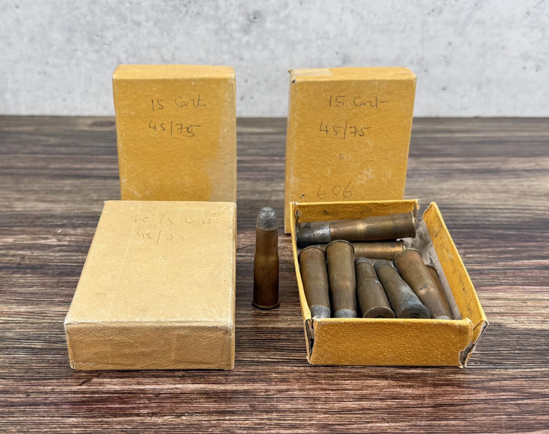45 Rounds Of Winchester .45-75 Ammo