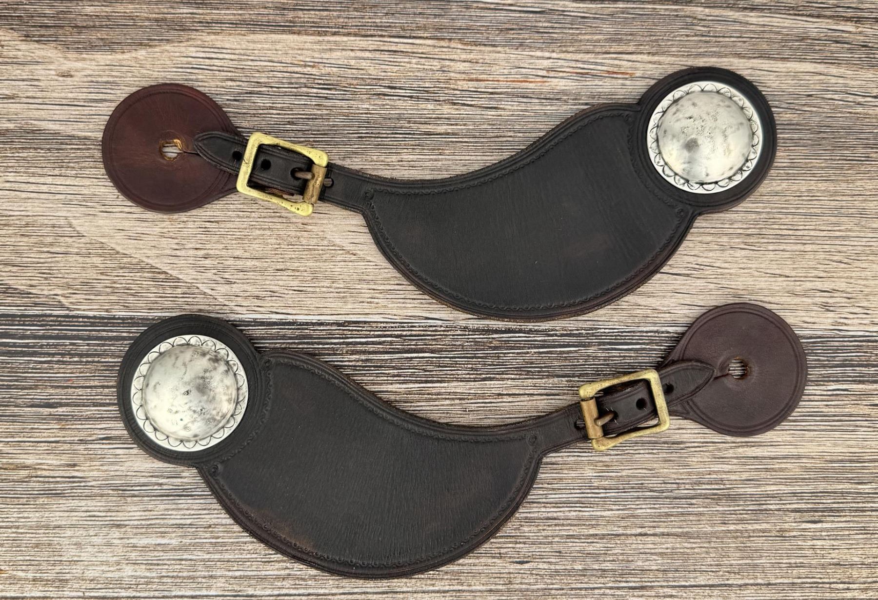 Frank Schultz Victor Montana Cowboy Spur Straps