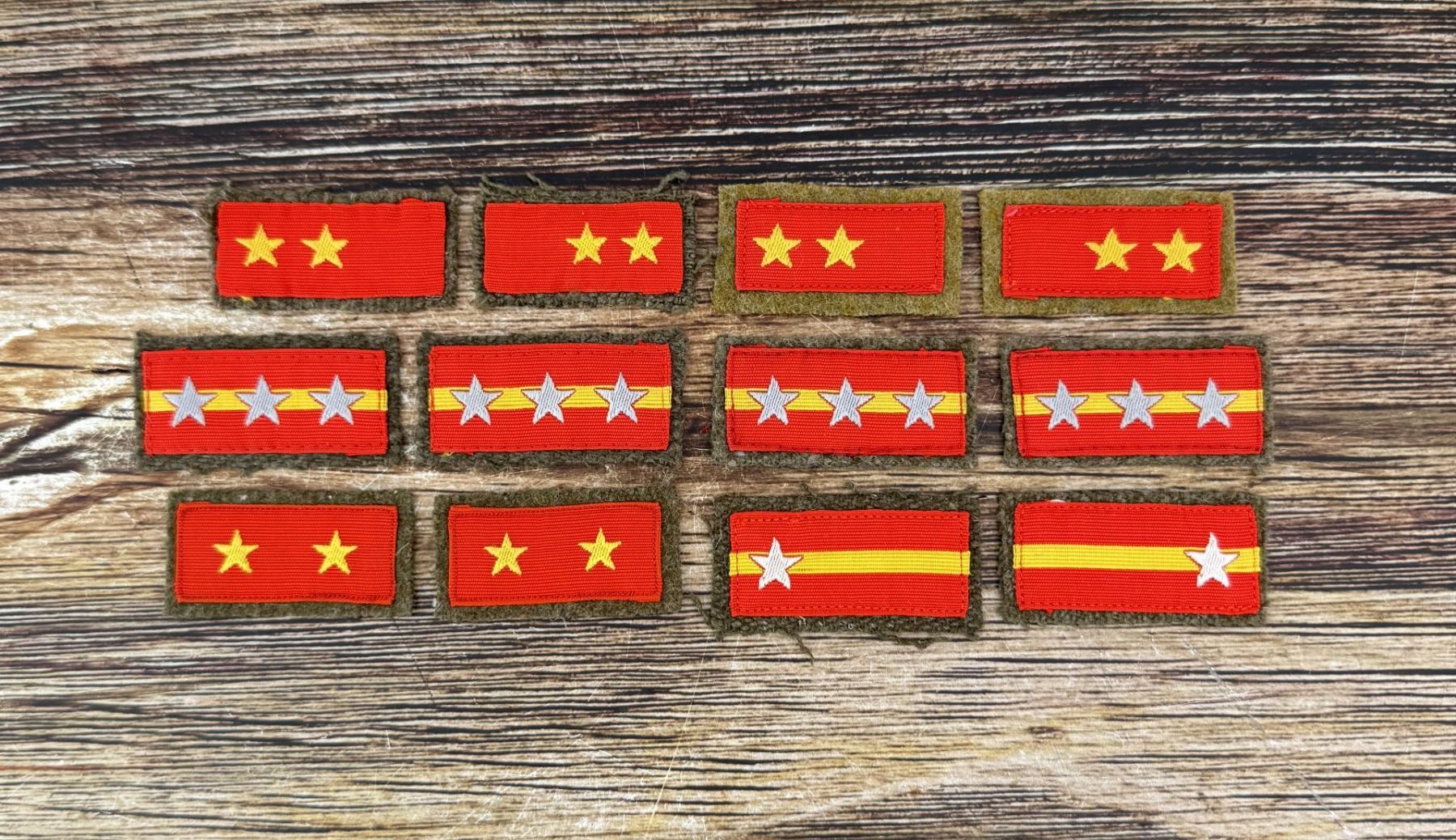 WW2 IJA Imperial Japanese Army Collar Rank Tabs