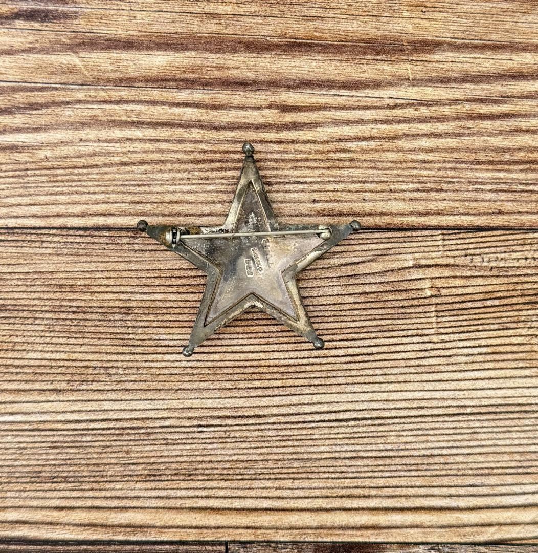 Sterling Silver Police Law Enforcement Badge