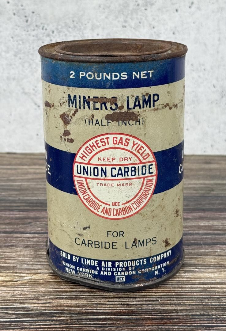 Union Carbide Miners Mining Lamp Fuel Can