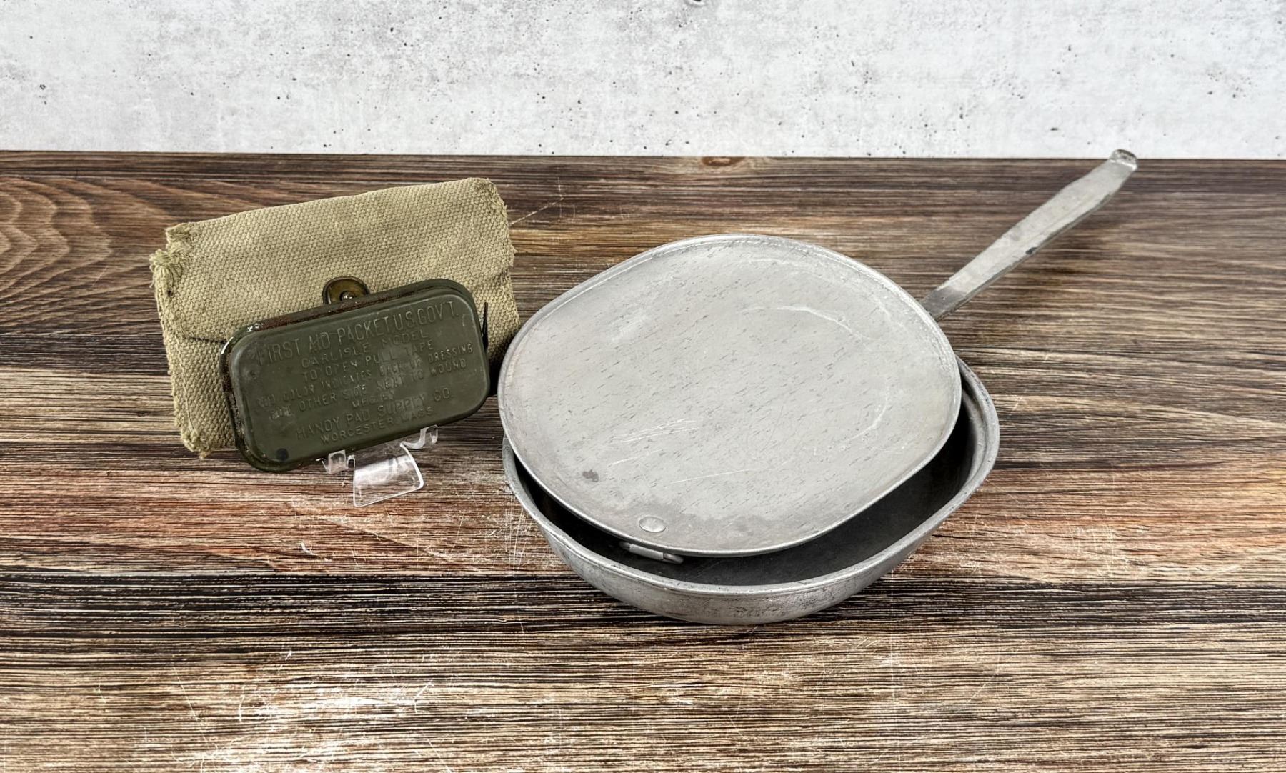 WWI WW1 US Army Mess Kit First Aid Tin