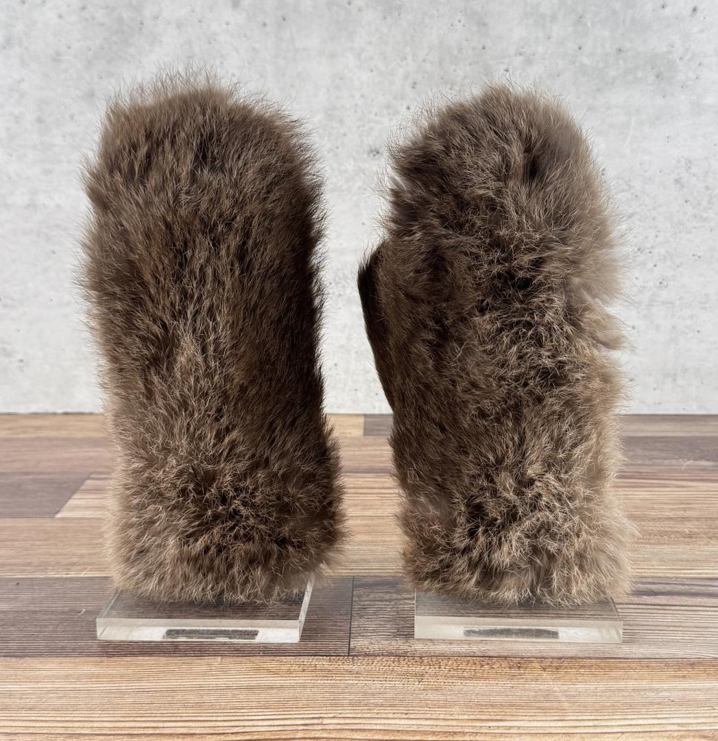 Custom Made Beaver Fur Gloves Mittens