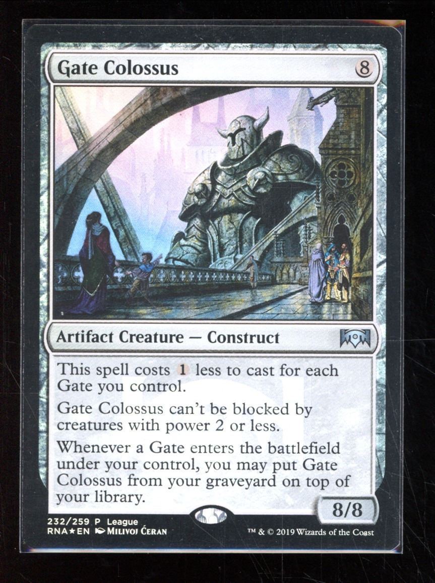 Magic the Gathering Gate Colossus FOIL Ravnica Allegiance Promo