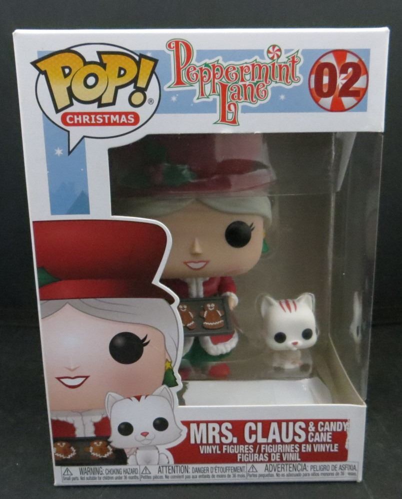New Funko Pop Peppermint Lane Mrs. Claus & Candy Cane #02 BV $35
