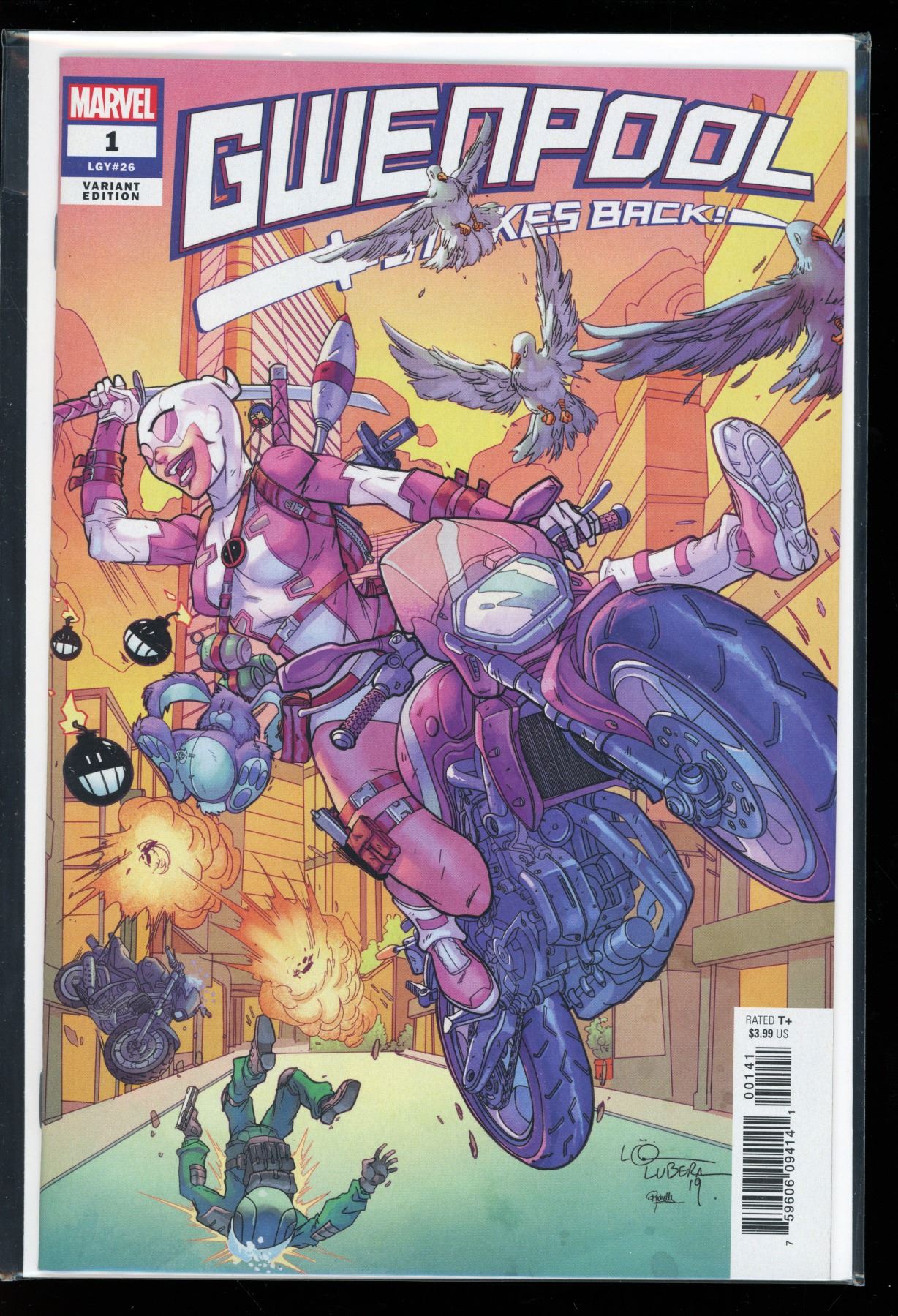 Marvel Gwenpool Strikes Back Variant Cover #1 (new never read)