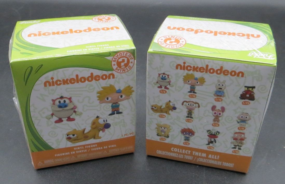 2 New Nickelodeon Mystery Mini Figure Blind Boxes Sealed