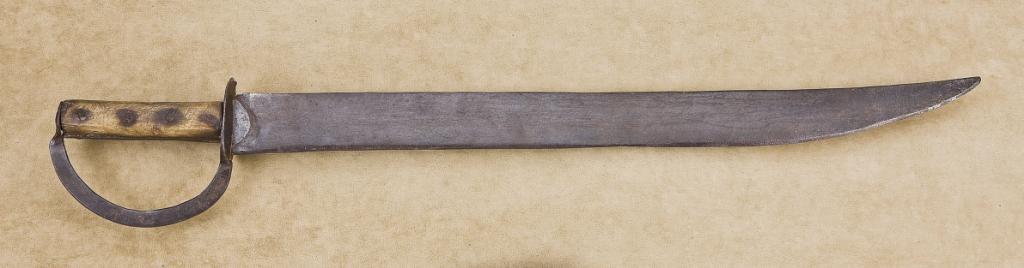 Mexican D-Guard cutlass, circa early to mid 19th century, 25” overall ...