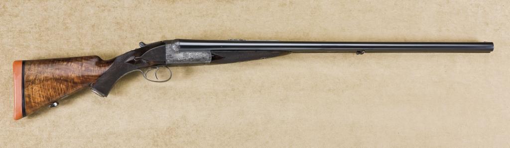 Massive Westley-Richards SxS shotgun, 8 bore, blue special steel ...