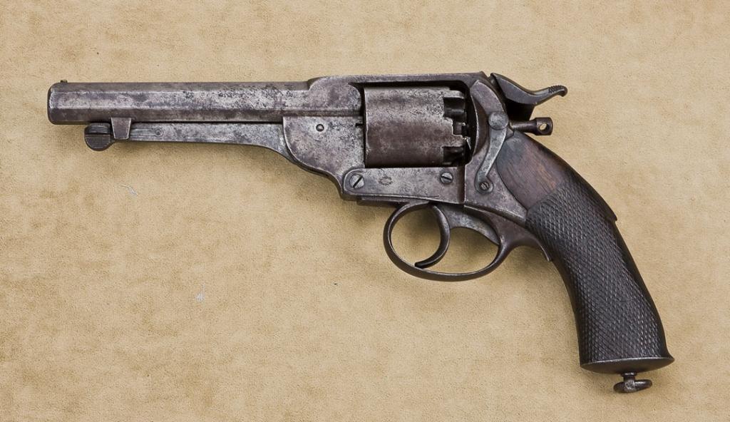Kerr’s Patent London Armoury percussion revolver, .44 cal., 5-1/2 ...