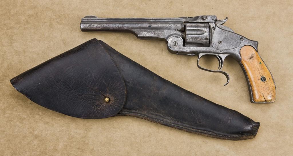 Smith & Wesson new model #3 Russian revolver, .44 S&W caliber, grey ...