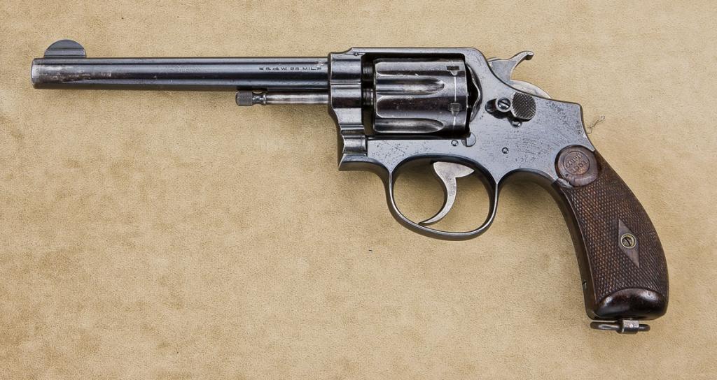 Smith and Wesson Model 1899 U.S. Army DA revolver, .38 S&W Mil. Cal., 6 ...