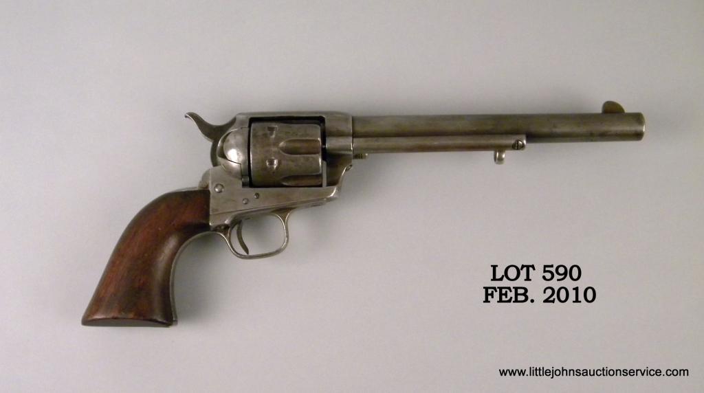 Colt Single Action Army Revolver, .44 Henry rim fire caliber, 7 ½ ...