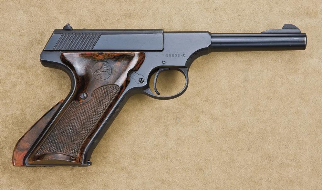 Colt Woodsman Model semi-auto pistol, .22 LR cal., 4-1/2” barrel, blue ...