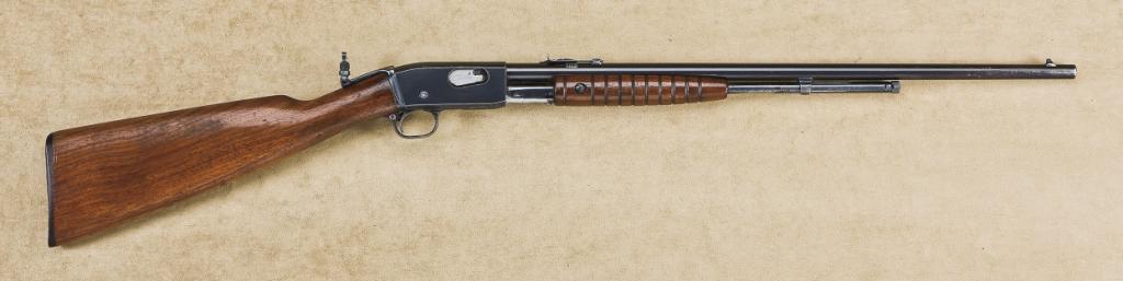 Remington model 12A .22 caliber short, long, and LR pump-action rifle ...