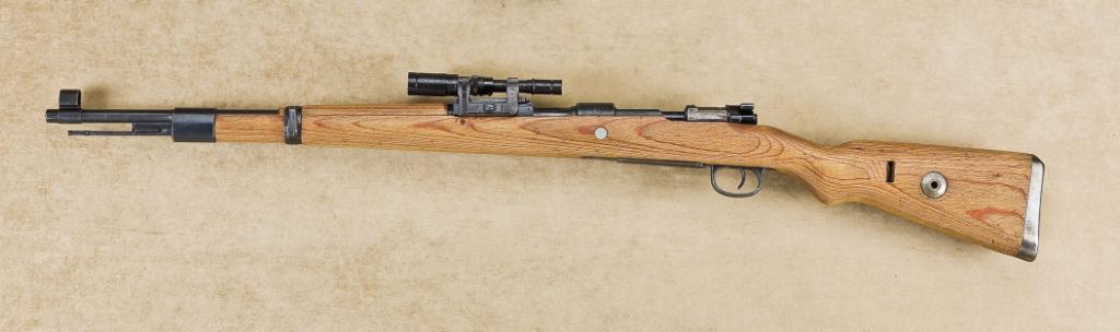 Mauser Model K98k Sniper bolt action rifle, 7.92mm cal., 24” round ...