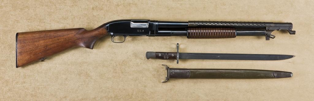 Winchester Model 12 takedown pump trench shotgun, 12 gauge, 21” barrel ...