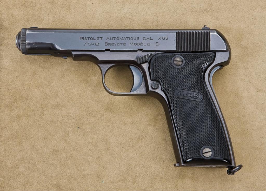 Nazi-proofed French MAB Model D semi-auto pistol, 7.65mm cal., 4 ...