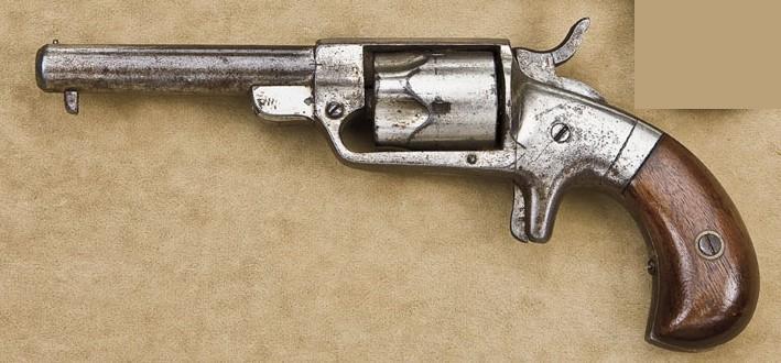 Bacon Arms Co. Pocket spur trigger revolver, .30 cal., 4” barrel ...