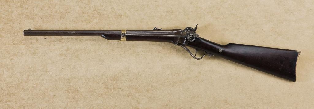 Sharps model 1852 Slant-breech carbine, .52 caliber carbine, brass ...